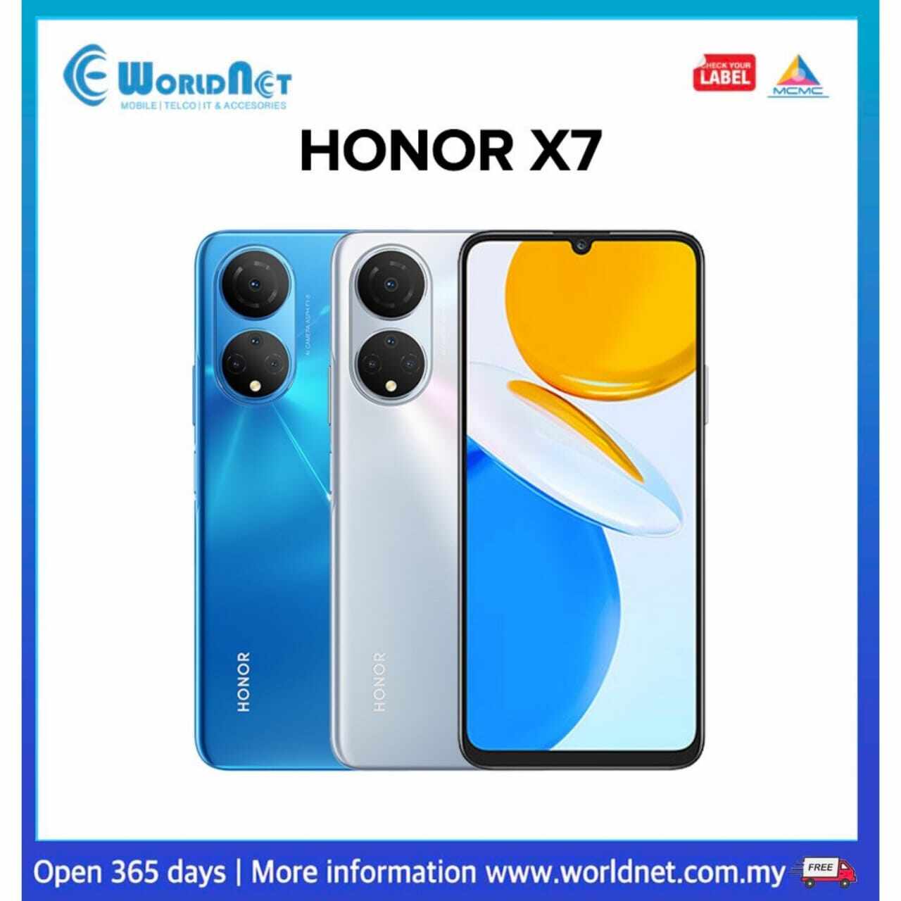 Honor X7 6.74" 6GB RAM + 128GB 5000 mAh | Lazada