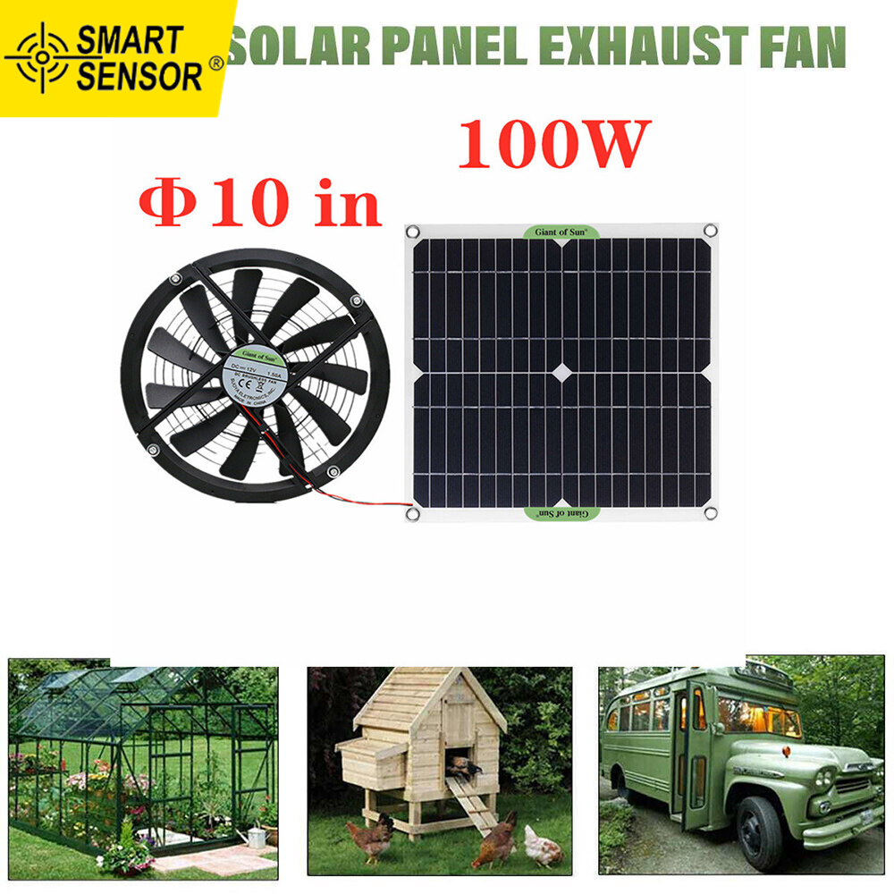 Smart Sensor 100W Monocrystalline Silicon Solar Panel Solar Film 12V ...