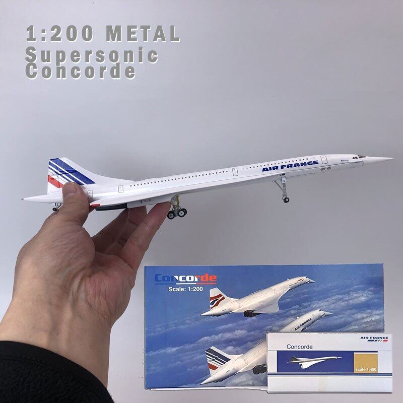 1:200 Concorde โมเดลเครื่องบินอากาศฝรั่งเศส Supersonic ผู้โดยสาร ...