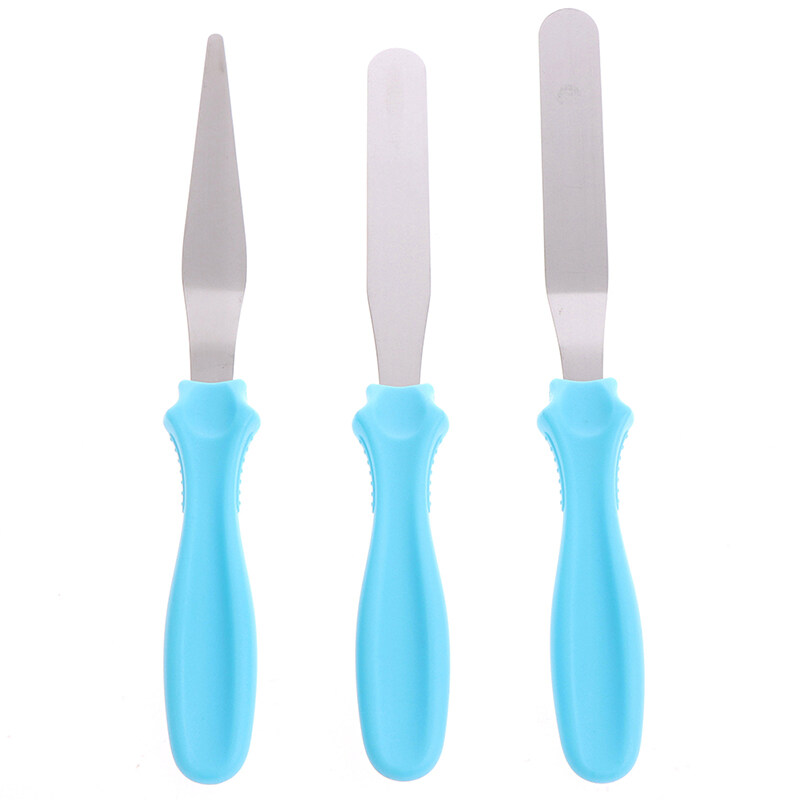 MAITU01 3pcs/set Small Cranked Angled Spatula Palette Knife Butter Cake ...