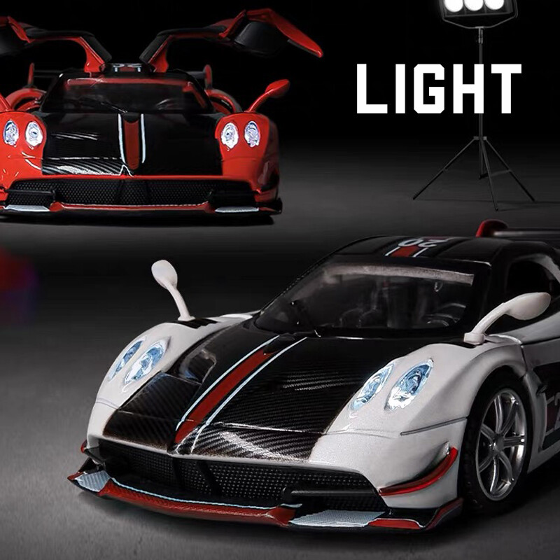 【RUM】1:32 Scale Pagani Huayra BC Alloy Car Model Light & Sound Effect ...