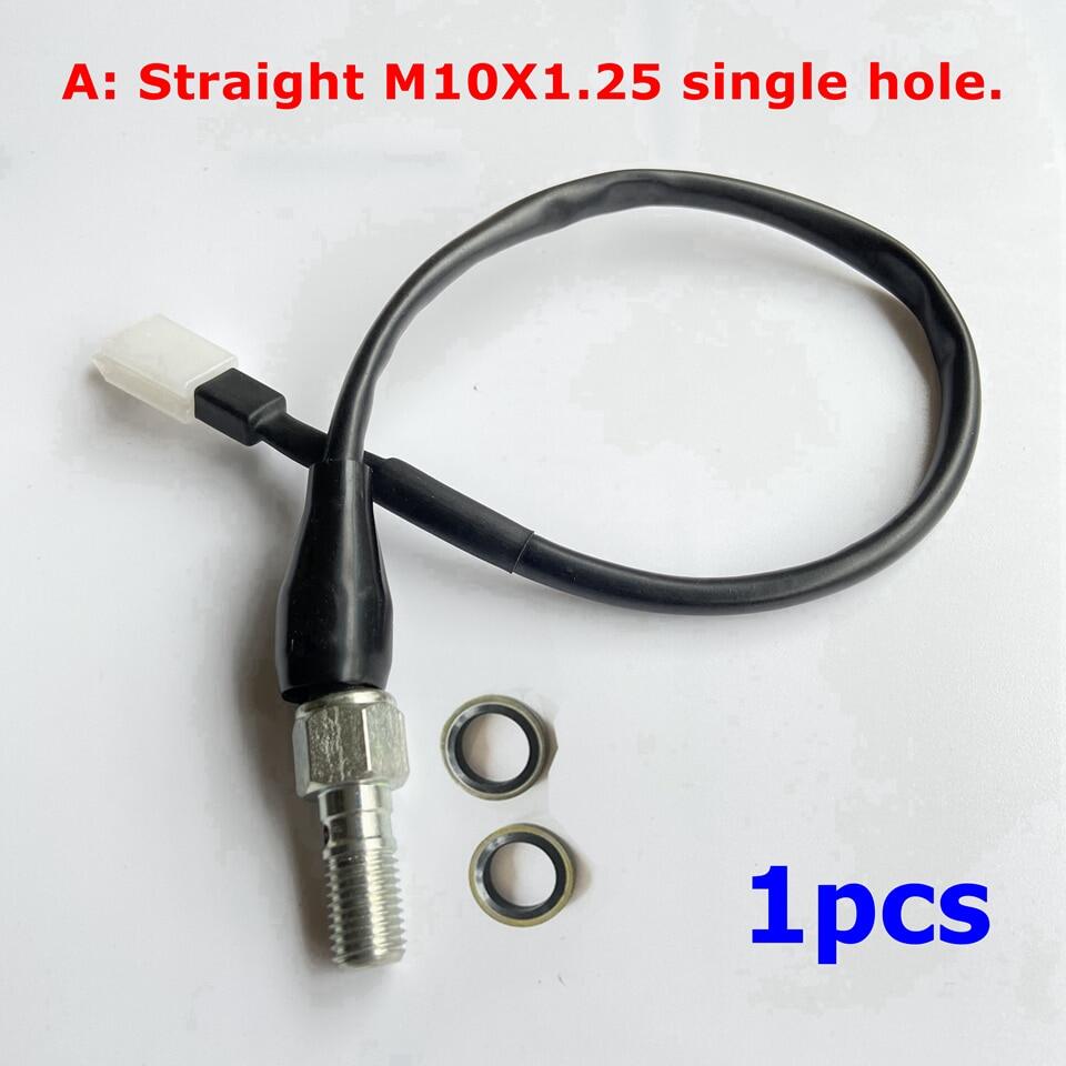 Universal 10x1.25mm / 1.0mm Motorcycle Hydraulic Brake Clutch Pressure Callipers Cylinder Pump ...