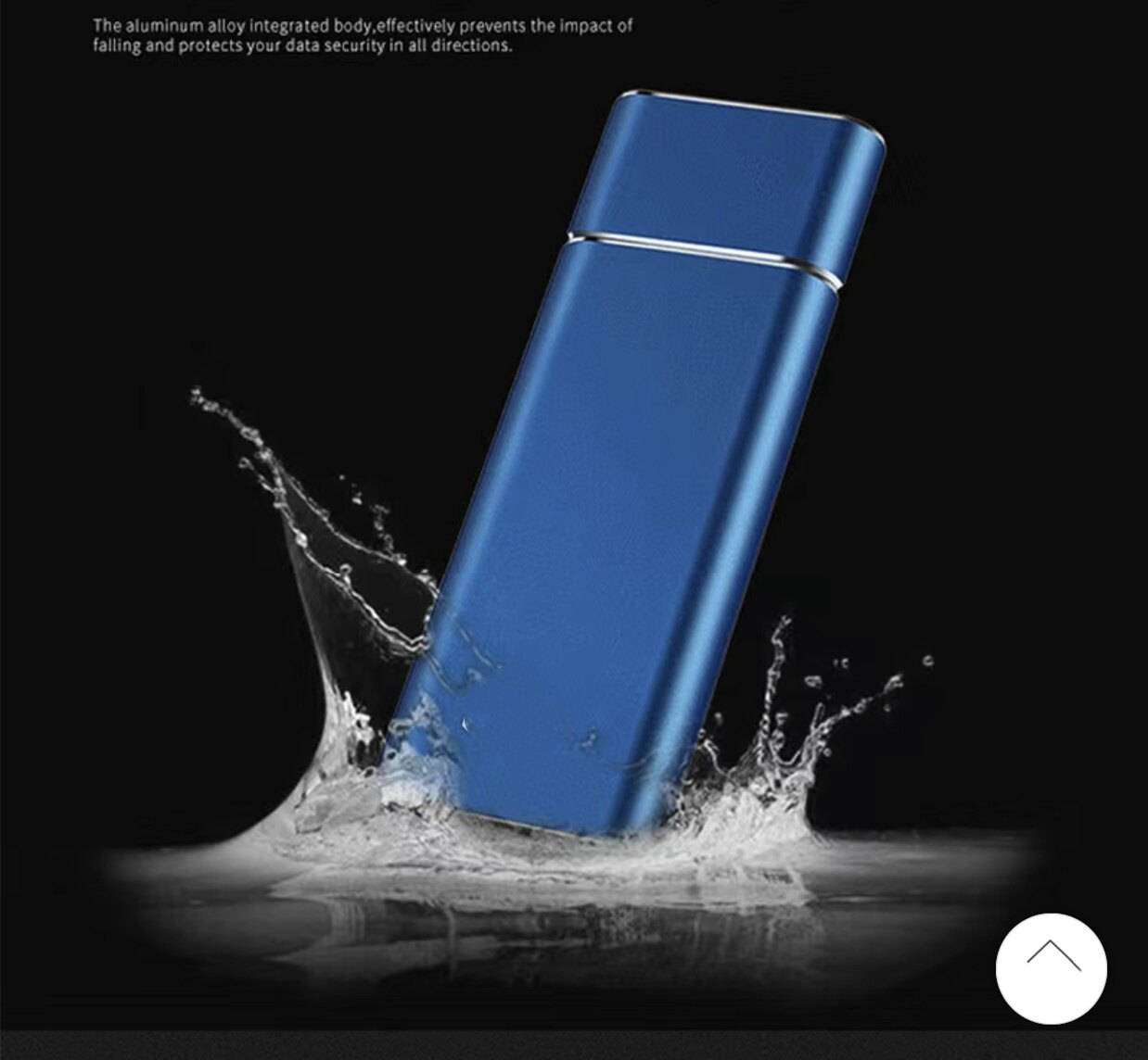 Mini portable ultra thin solid state drive 2TB / 1TB / 500GB / portable ...