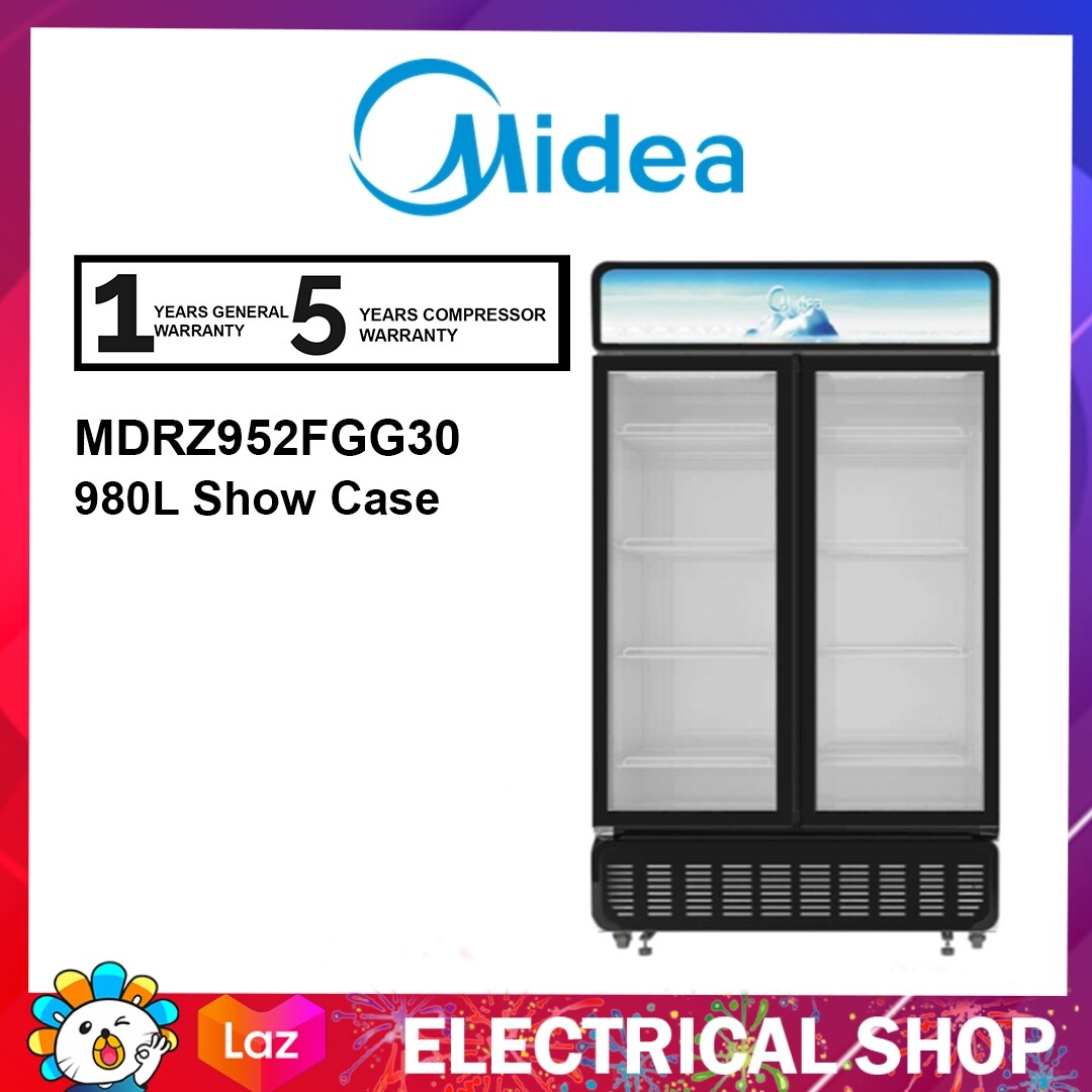 Midea 980L Double Door Show Case MDRZ952FGG30 Showcase Chiller ...