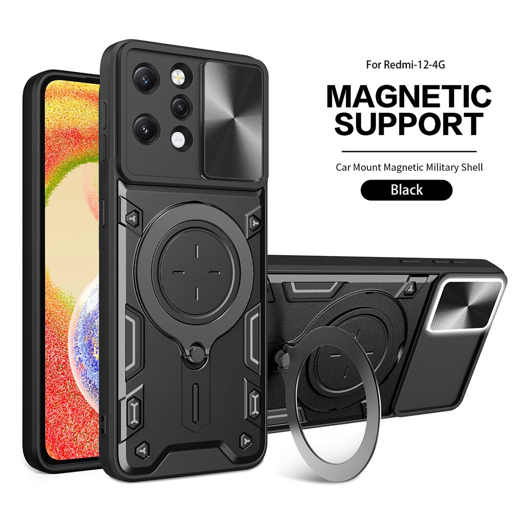 QVIZZ เคสเลนส์กล้องถ่ายรูปสไลด์สำหรับ Xiaomi Redmi 12 23053RN02A เคส ...