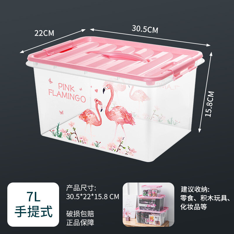 Packing box storage box plastic finishing box turnover toys children's ...