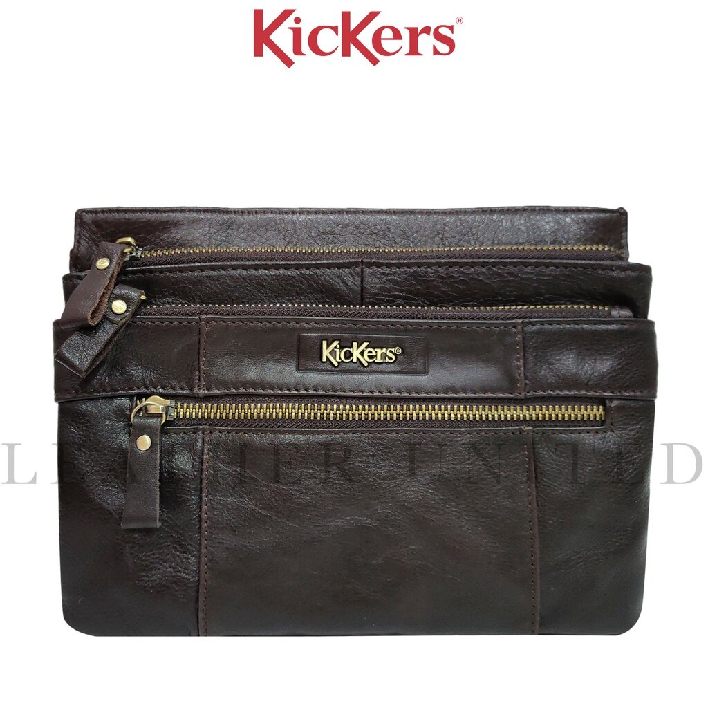 Kickers Genuine Top Grain Leather Crossbody & Shoulder Sling Bag #KIC-S ...