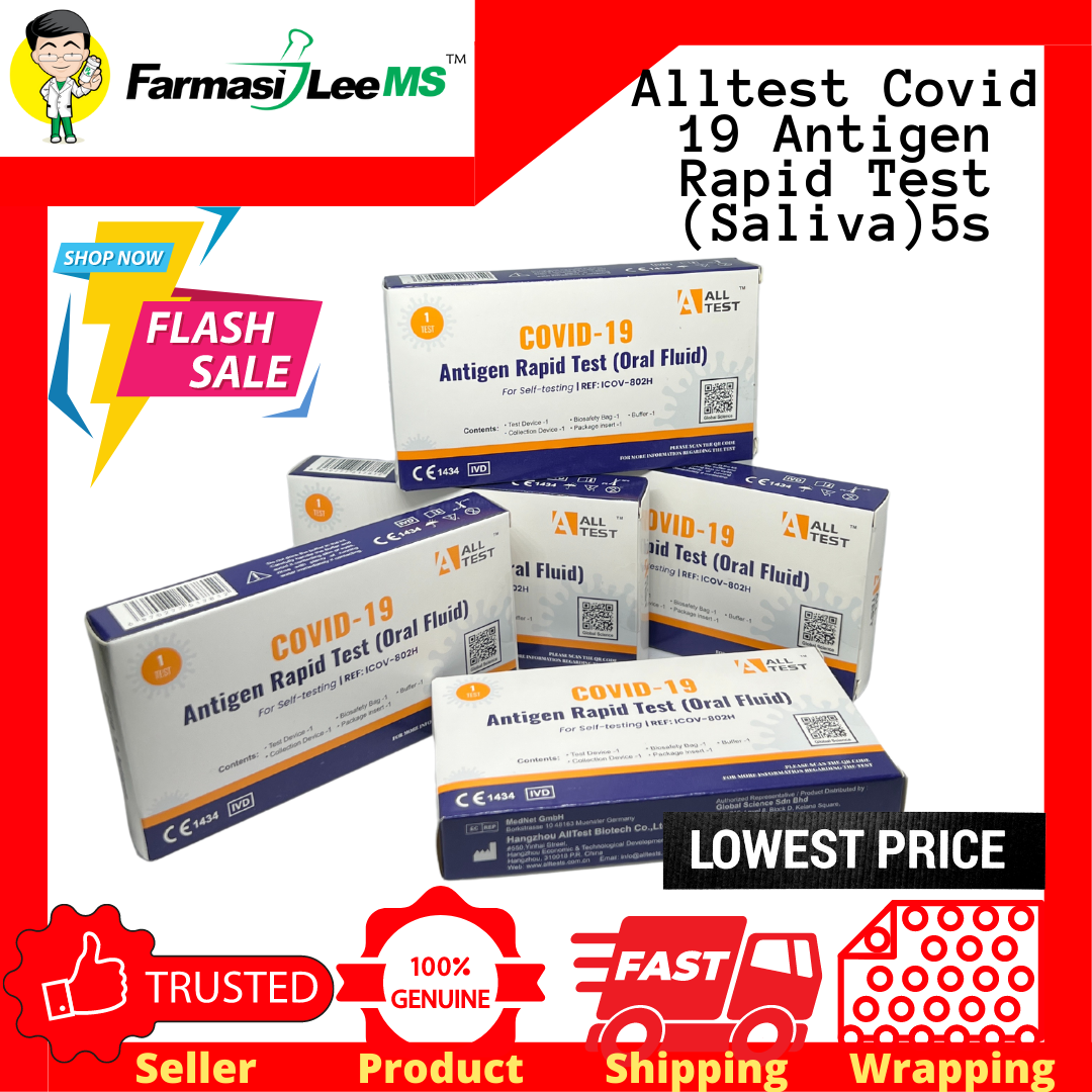 Alltest Saliva Antigen Test Kit (Exp 12/2025) Covid 19 RTK | Lazada