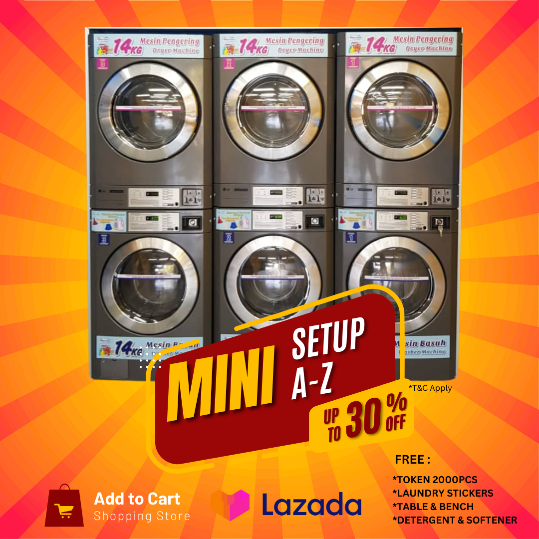 SETUP KEDAI DOBI A-Z (MINI SETUP) FOR SMALL SPACE | Lazada