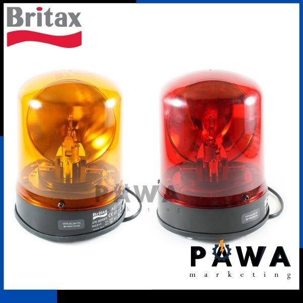 Original Britax Beacon Rotate lamp Rotate Light 370 series Yellow Amber ...