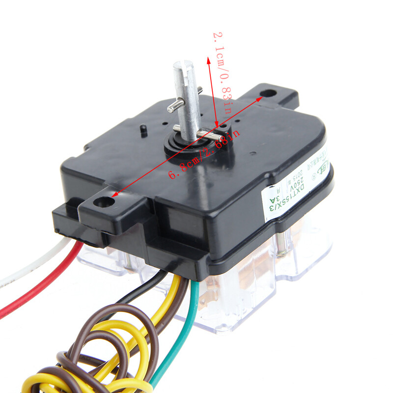 6-Wire Washing Machine Timer 90 Degree Central Hole Distance 68mm ...