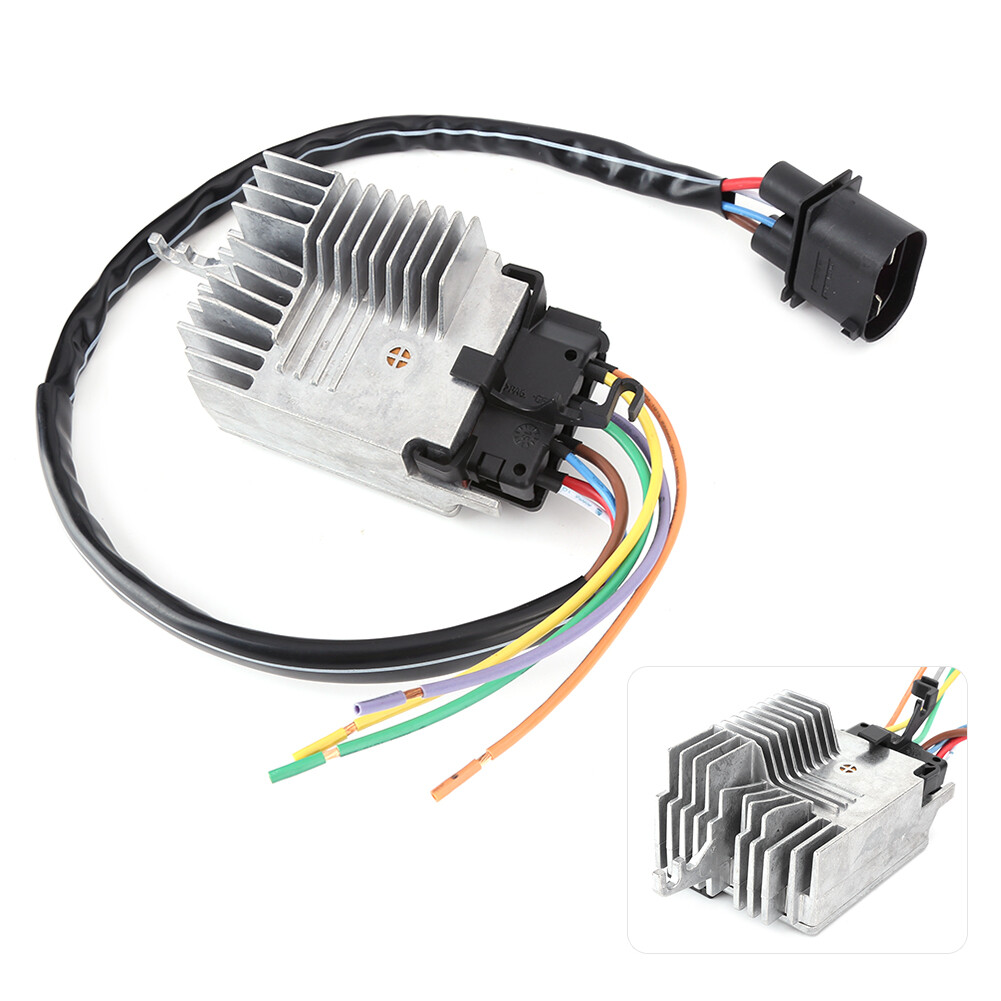 หม้อน้ำโมดุลควบคุมพัดลมพัดลมทำความเย็นโมดุลหน่วยควบคุม4F0959501Gสำหรับ ...