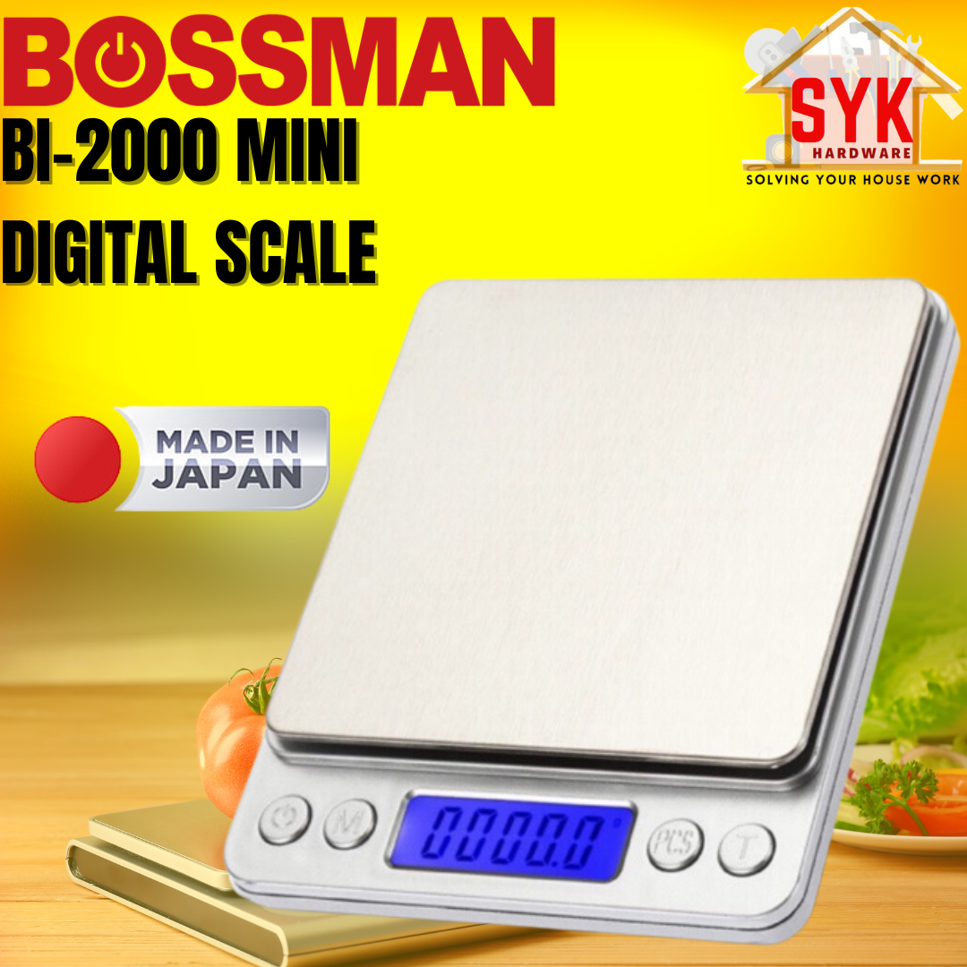 SYK BOSSMAN Suprior Mini Digital Platform Scale Kitchen Weighing Scale ...