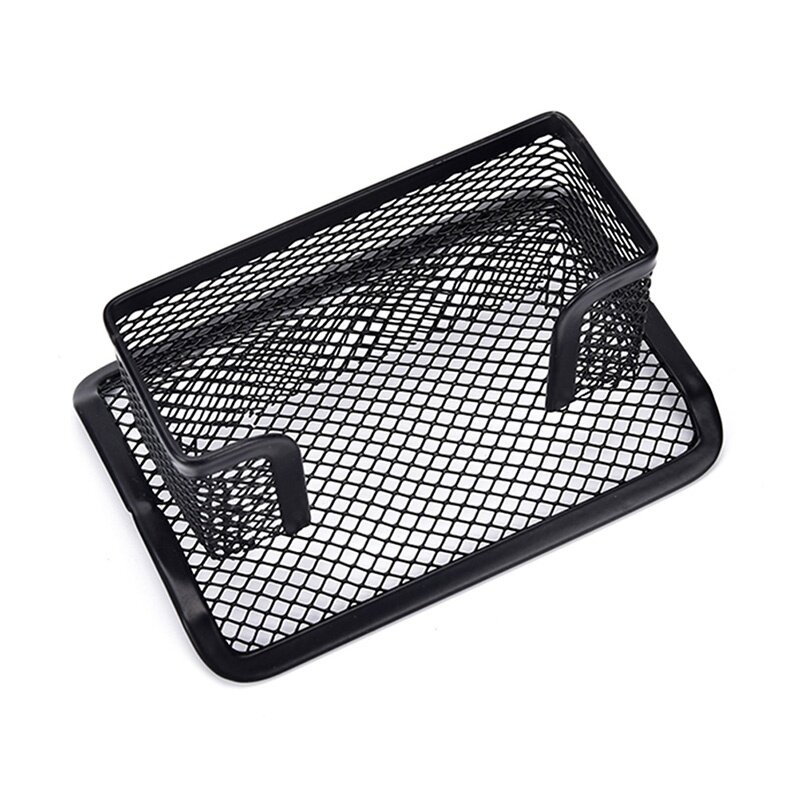 FG 1xBlack Mesh Cards Box Storage Rack Holder Tray Table Desktop ...