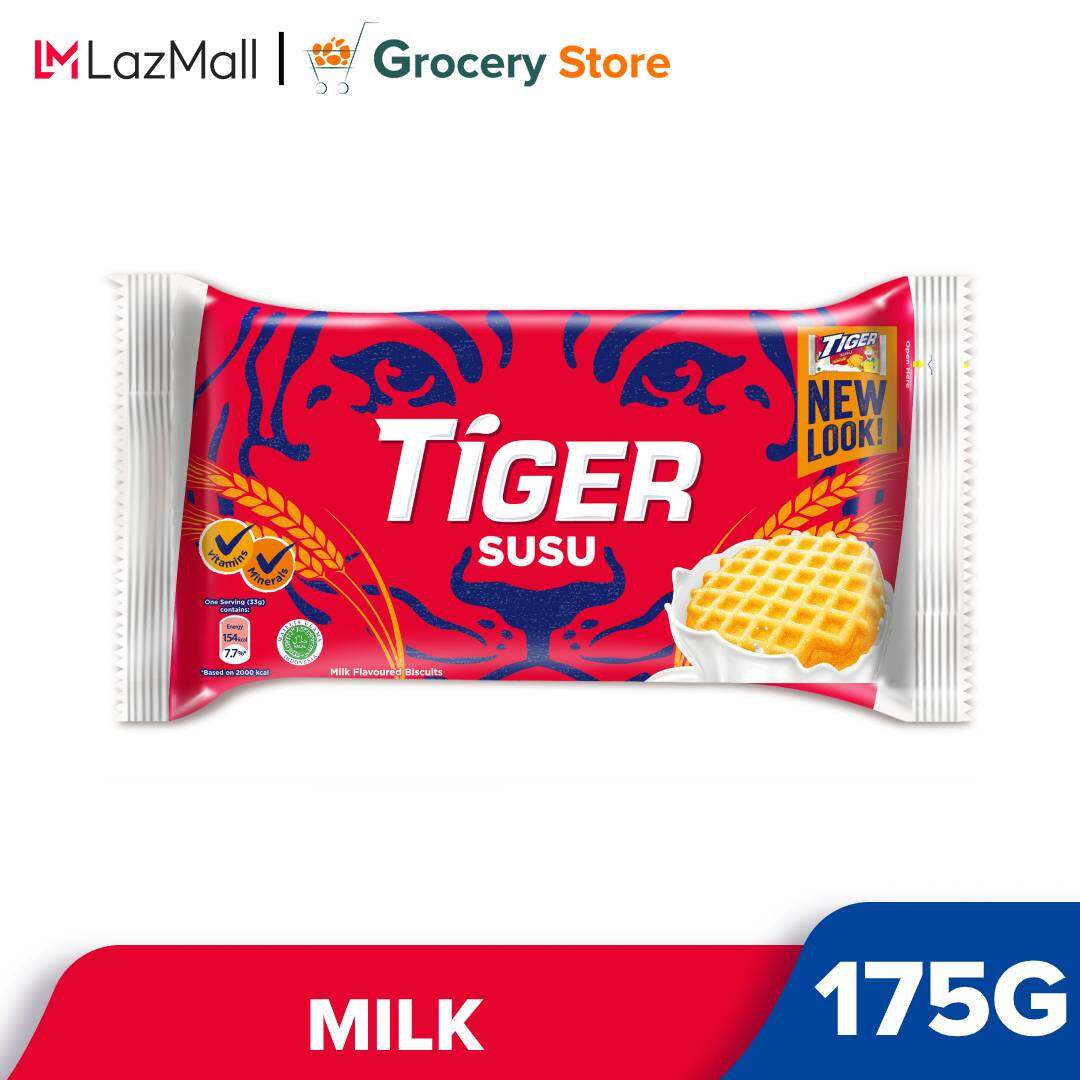 Tiger Plain Sweet Susu Biscuit Mid Pack 175g | Lazada