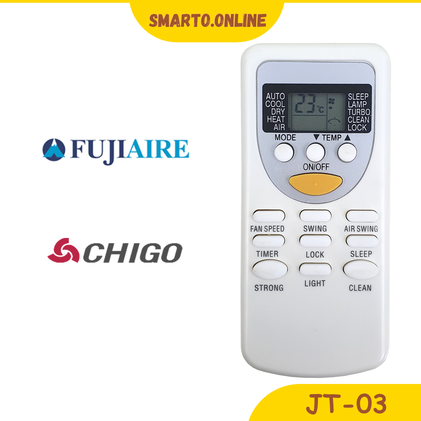 Fujiaire/ Chigo Air Cond Remote JT-03 Fujiaire Aircond Air Conditioner ...