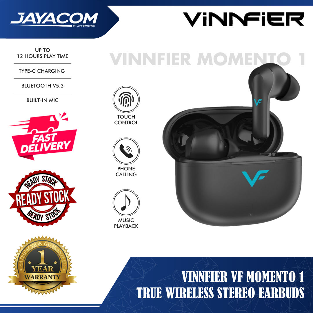 Vinnfier VF Momento 1 True Wireless Stereo Earbuds (Lightweight Design ...