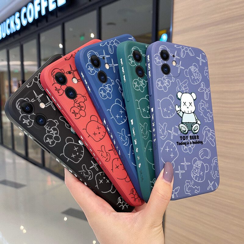 Yiเวปไซต์สำหรับ Huawei Y7 2019 Y7 Prime 2019,เคสโทรศัพท์แฟชั่นลายหมีสุด ...