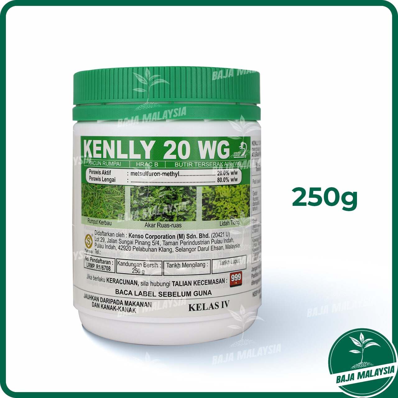 KENLLY 20WG 250G Metsulfuron-Methyl 20% Mixture Herbicide Grass Weed ...