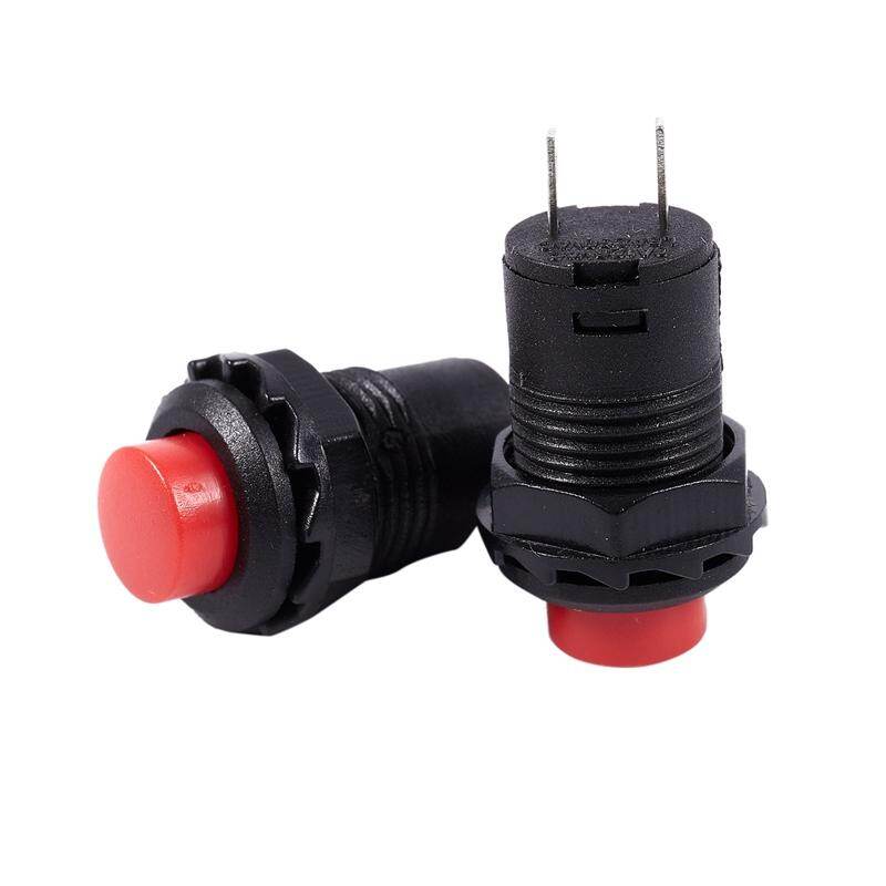 10 x With Momentary Round Head Panel Mount SPST 2 Pin Push Button ...