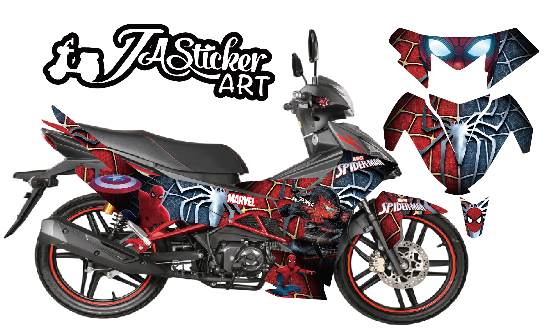 MOTOR STICKER SPORT RIDER SYM FULL BODY | Lazada