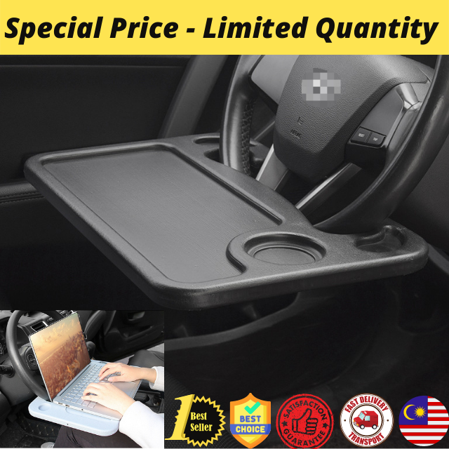 WeCarePro Portable Car Steering Wheel Table Desk Tray Laptop Stand ...