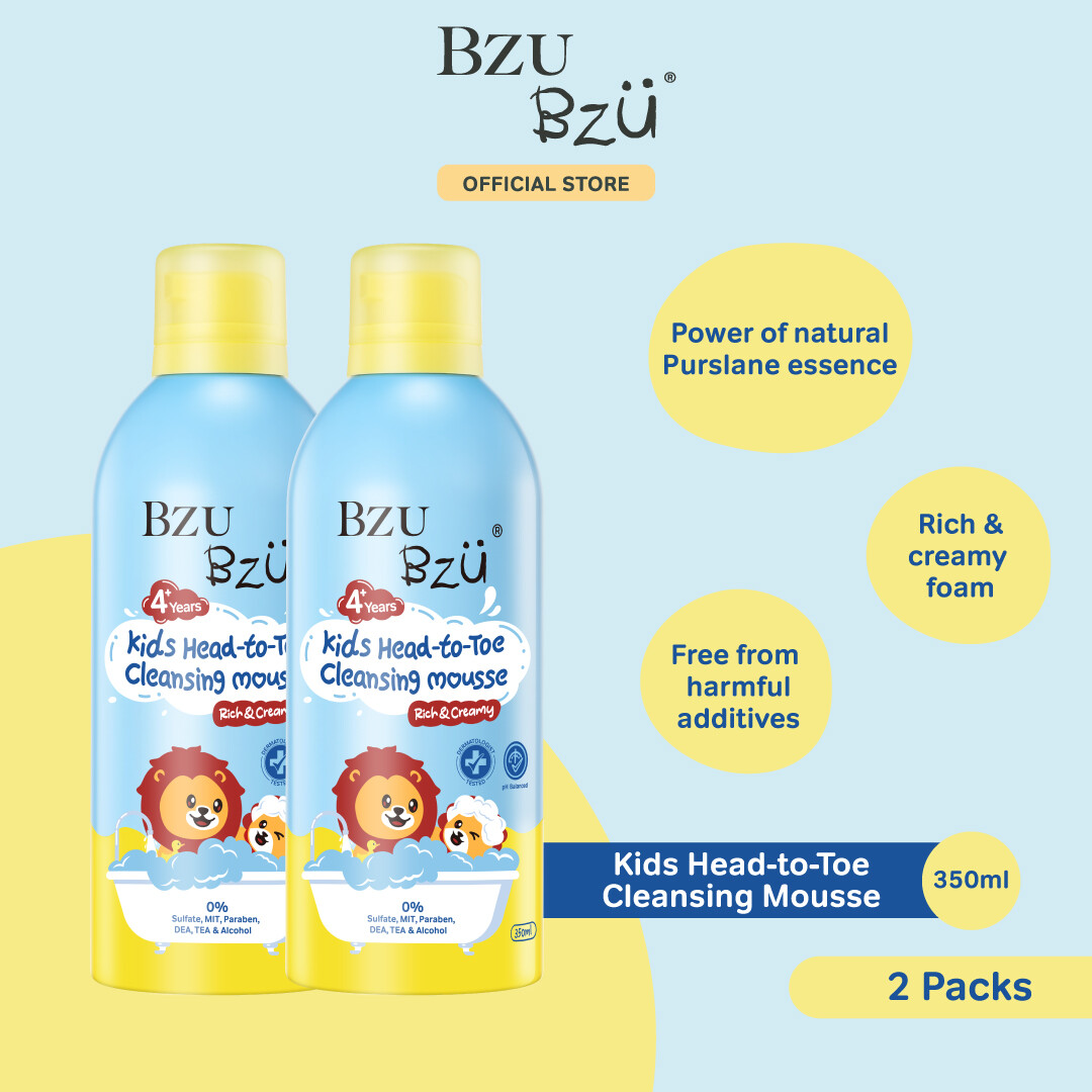 【Online Exclusive】BZU BZU Kids Head-to-Toe Cleansing Mousse (350ml ...
