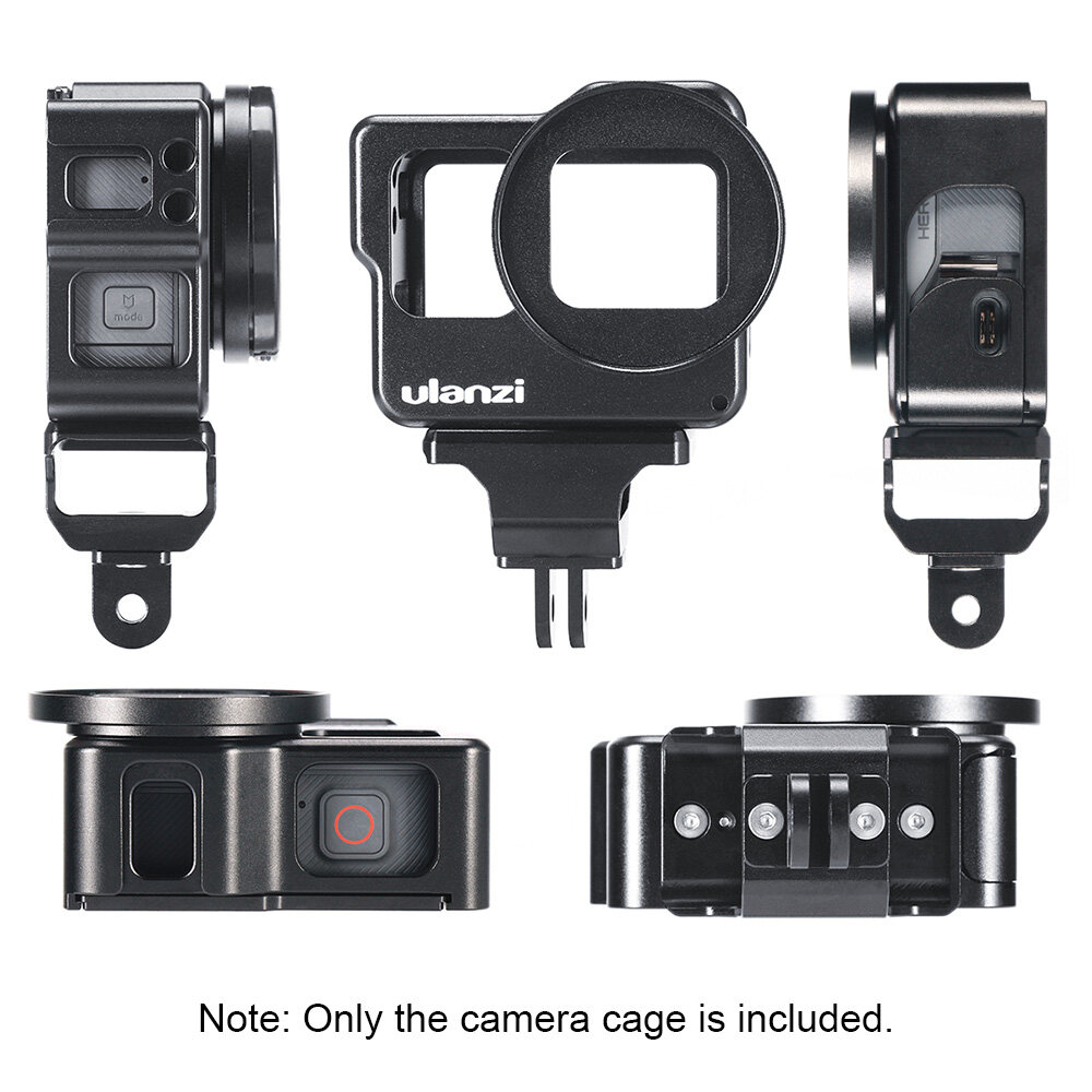 ULANZI Camera Cage with 2 Cold Shoes 52mm Filter Interface Compatible ...
