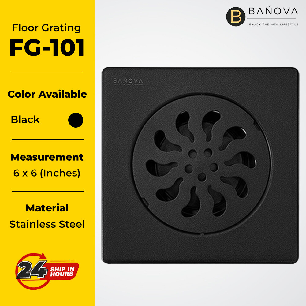 BANOVA BN-FG101 SUS 304 Stainless Steel Floor Grating Floor Trap 150 x ...