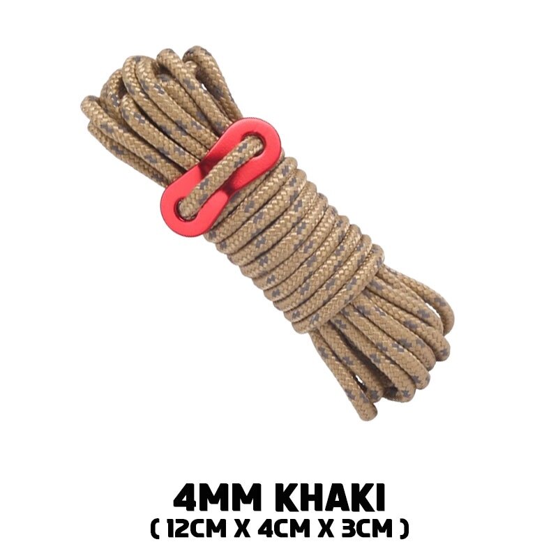 GREAT VISIBILITY 💥 4 Meter Reflective Camping Rope Flysheet Tarp Camp ...