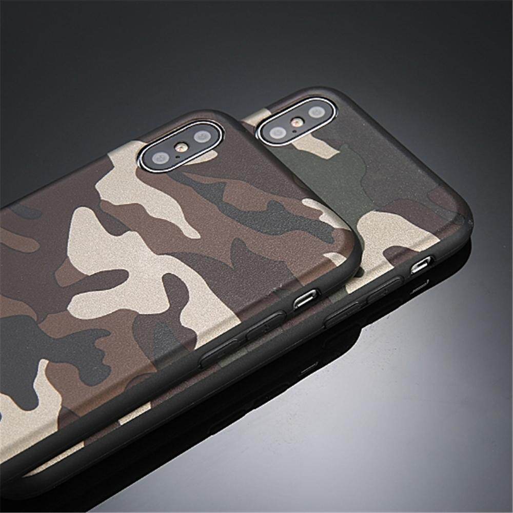 Sanptoch Army Green Camouflage Phone Case For iPhone X Xs Max XR 6 6S 7 ...