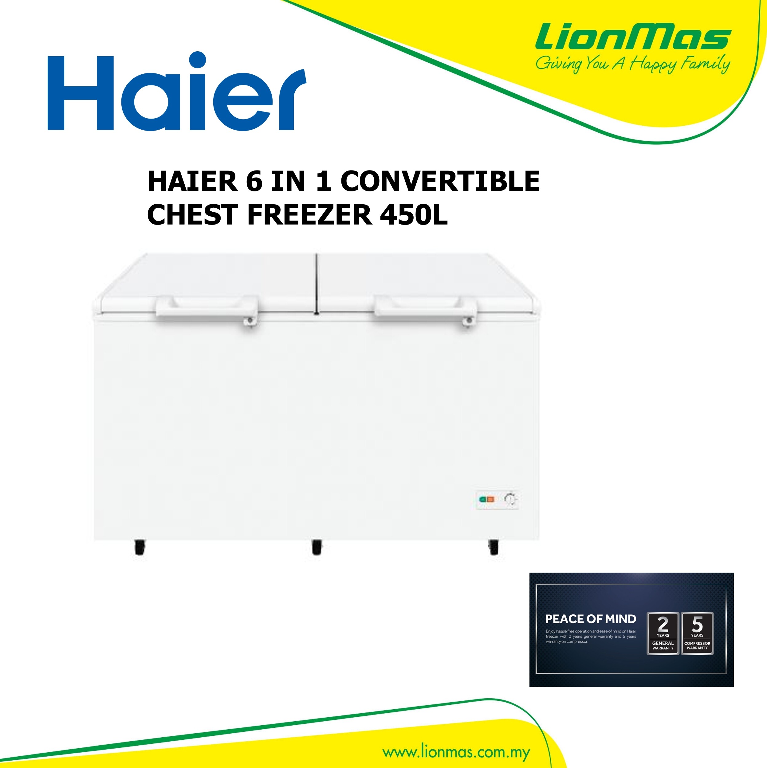 HAIER FREEZER 450L HAI-BD-458HP | Lazada