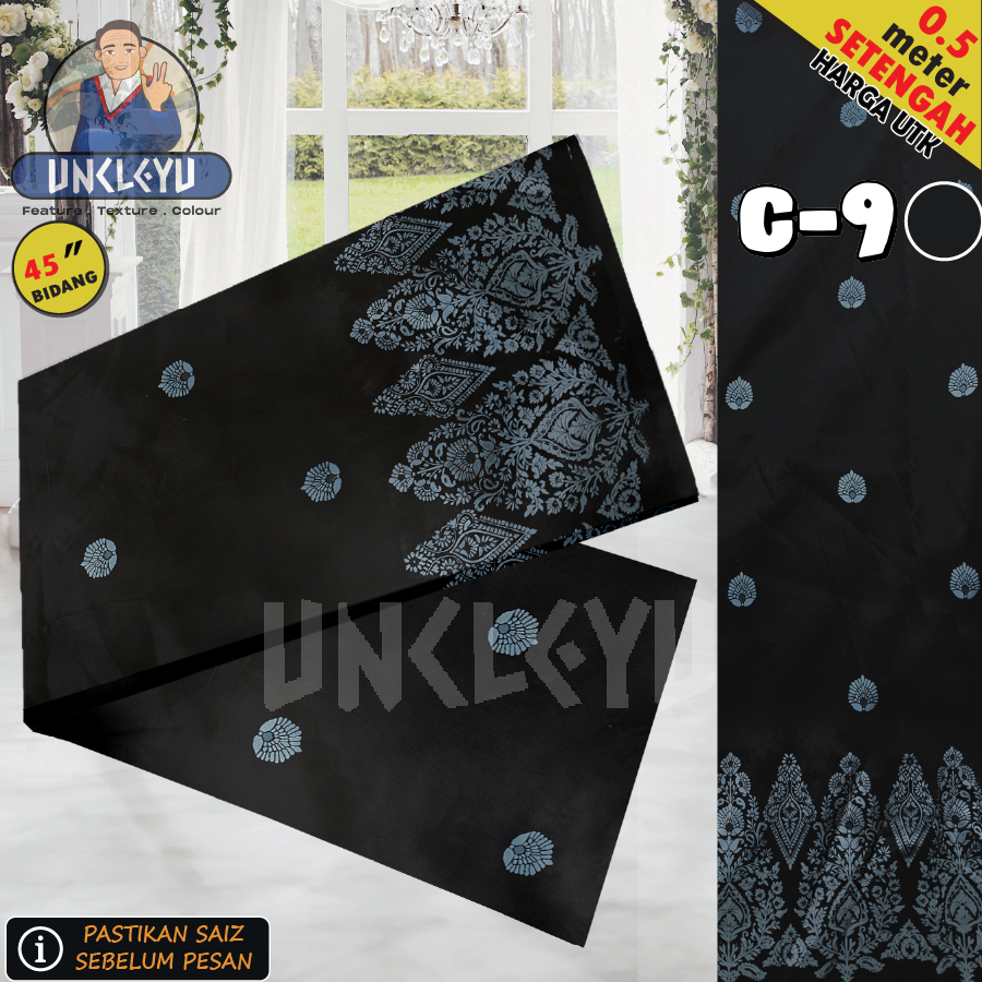 Kain Songket Traditional/Tenun Tabur/Kain Pasang Songket Bidang 45"/KS ...