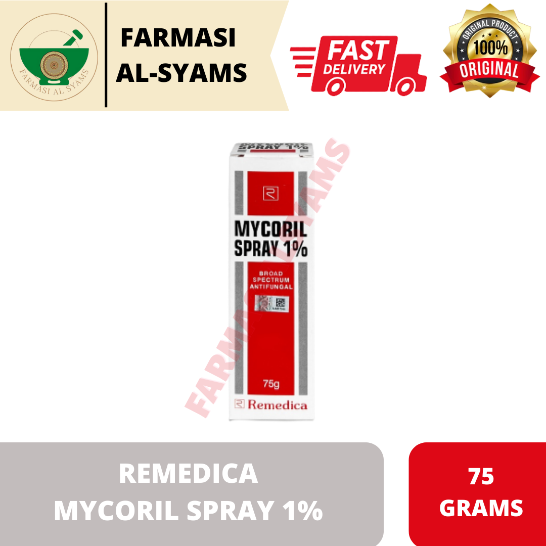 REMEDICA MYCORIL SPRAY 1% 75g | Lazada