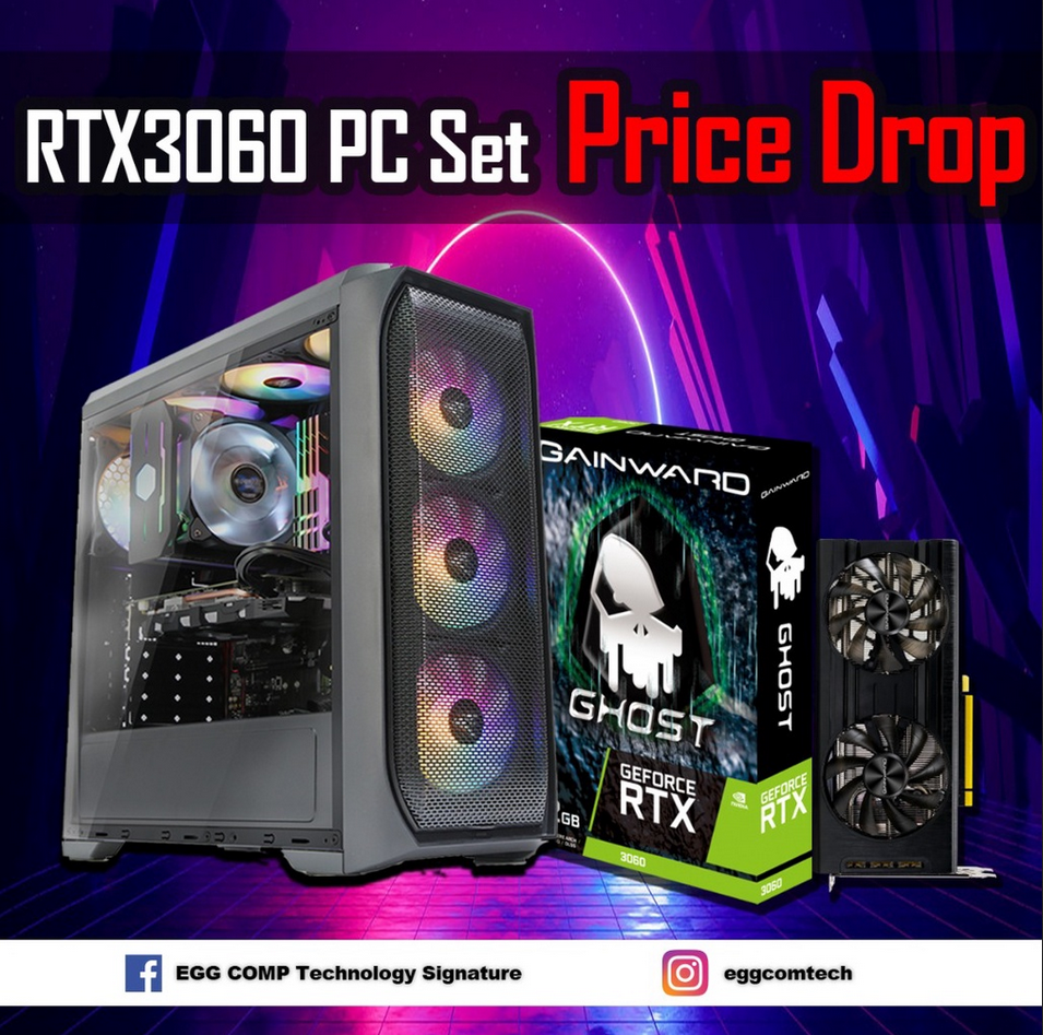 FULL SET BUDGET GAMING PC / DESKTOP / PC / COMPUTER / RTX3060 / GTX1650 ...
