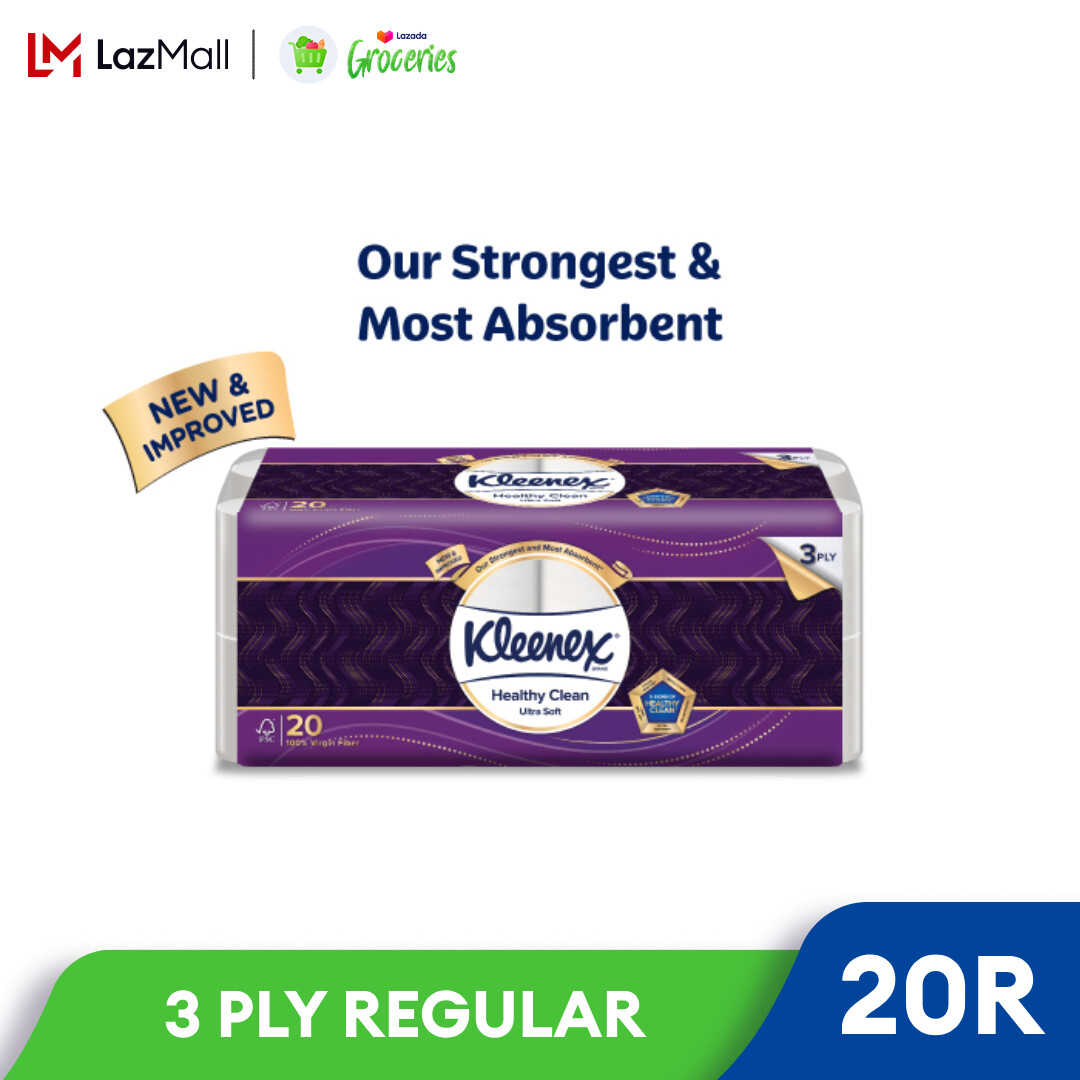 Kleenex Bath Tissue Clean Care Regular - 3PLY (200S X 20 ROLLS) | Lazada