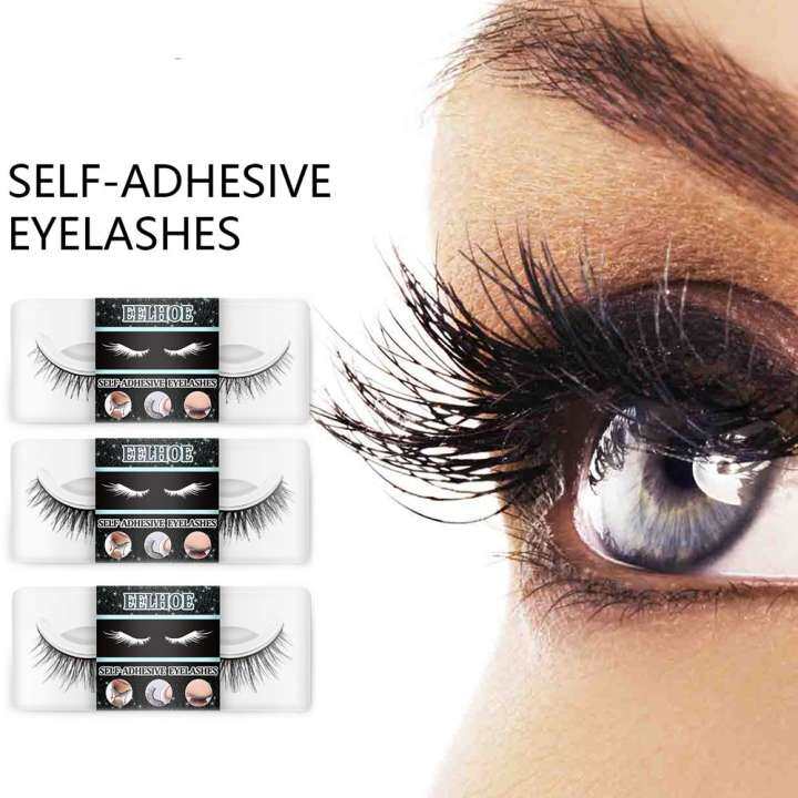 LEIA Reusable Japanese Black Long Lasting Eye Makeup Tool Self Adhesive ...