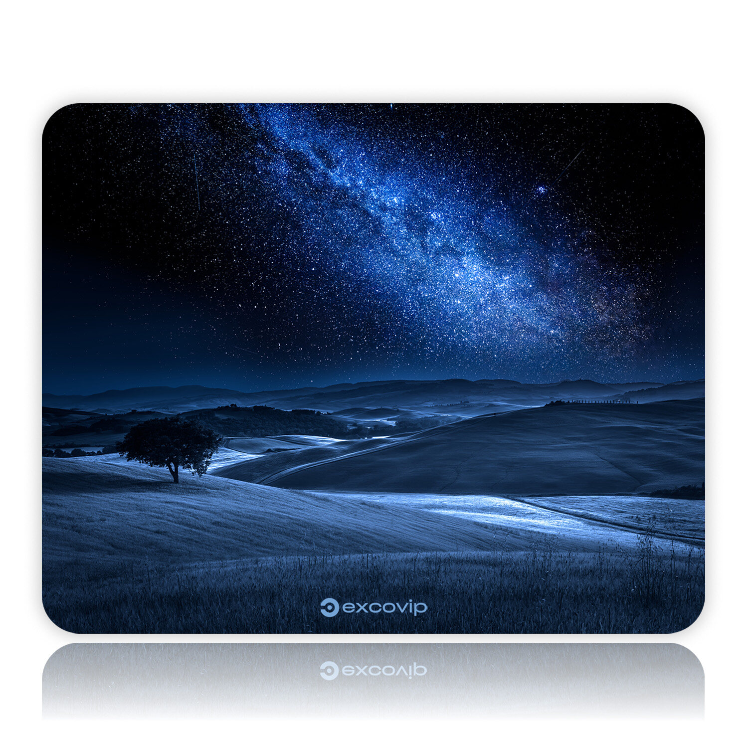 excovip Glass mouse pad Non-slip desktop Laptop Learning Office Games ...