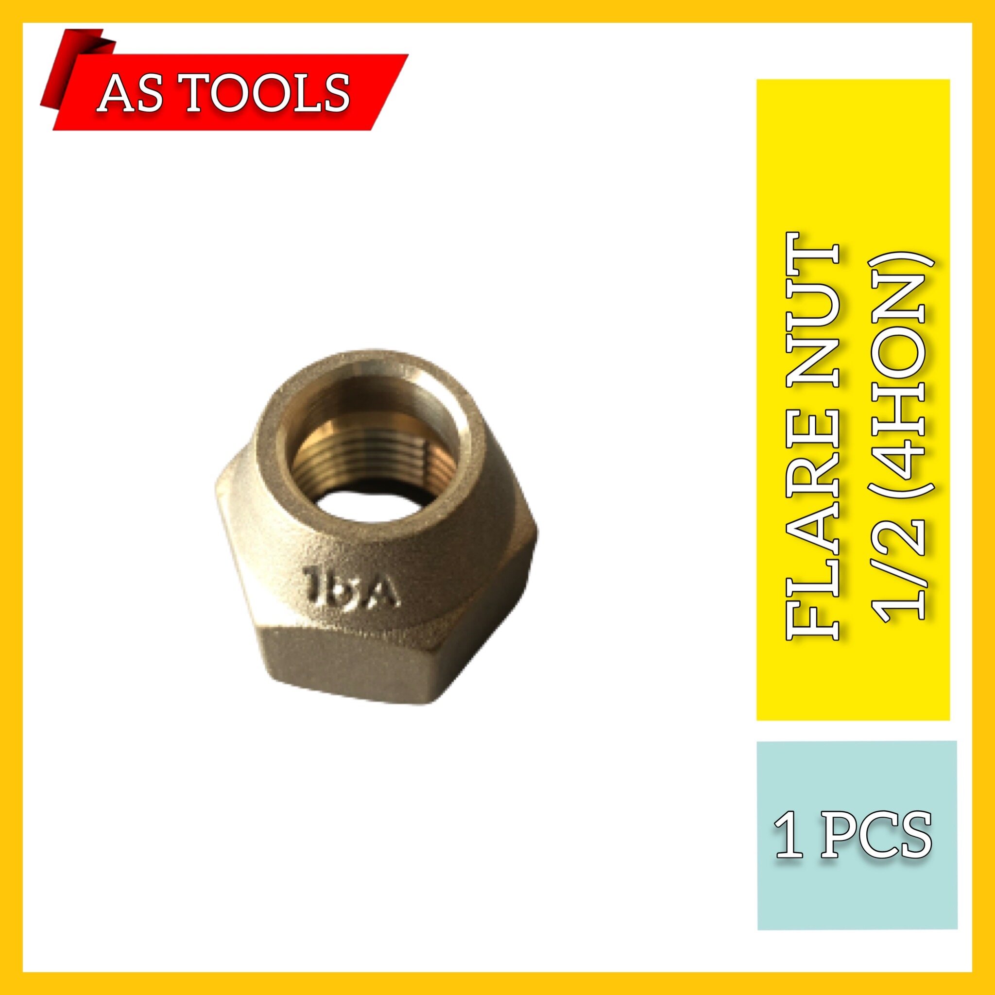 Copper Flare Nut 1/4 3/8/ 1/2 5/8 Nut Aircond Sparepart Cooper Air ...
