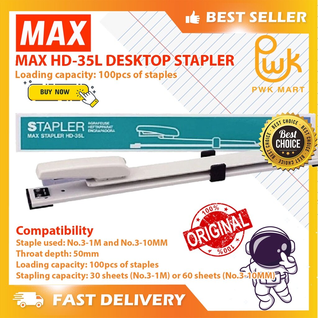 MAX HD-35L DESKTOP STAPLER | Lazada