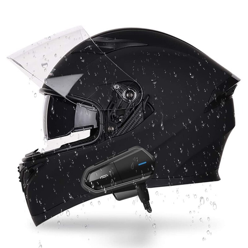 【Ready Stock&COD】B35 Motorcycle Intercom Microphone, Bluetooth 5.0 ...