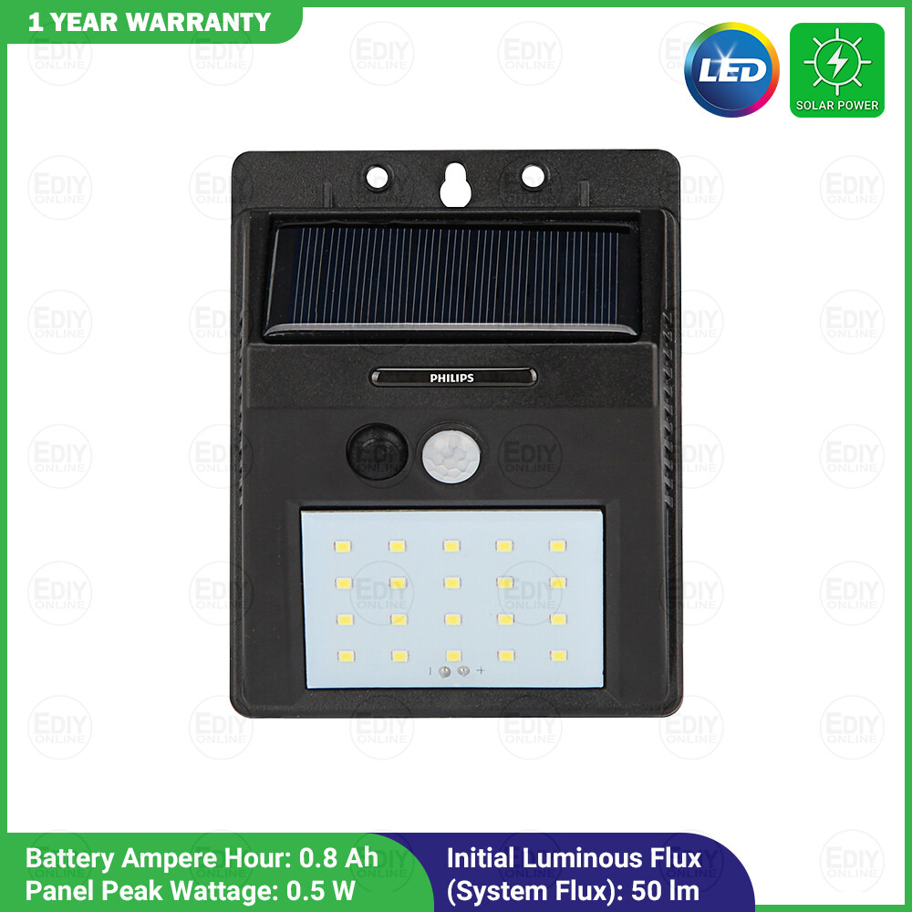 【NEW】 PHILIPS SMARTBRIGHT OUTDOOR SOLAR LED WALL LIGHT LAMP SPOTLIGHT ...