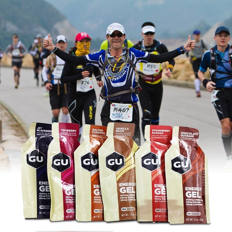 Genuine imported GU energy gel salt pill half-marathon full-marathon ...