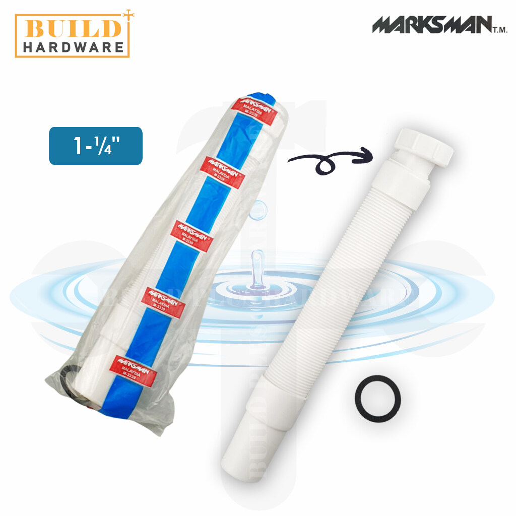 MARKSMAN Flexible Pipe PVC Uni Trap ( 1-1/4'',1-1/2'' ) 灵活性出水軟管 Kitchen ...