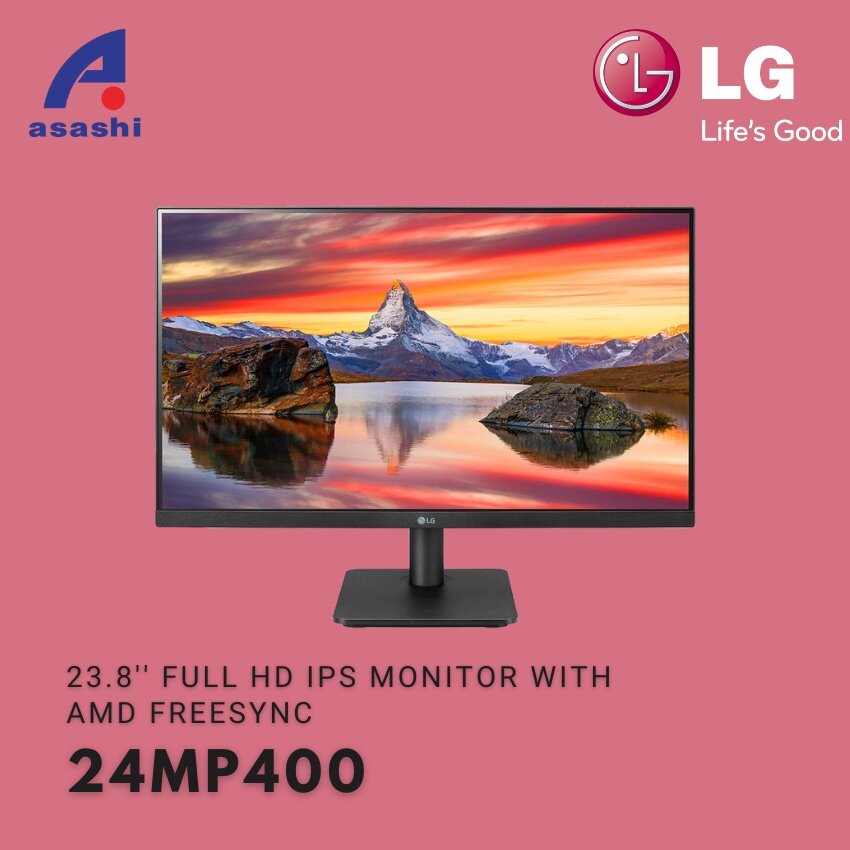 LG 24MP400 23.8'' Full HD IPS Monitor with AMD FreeSync | Lazada