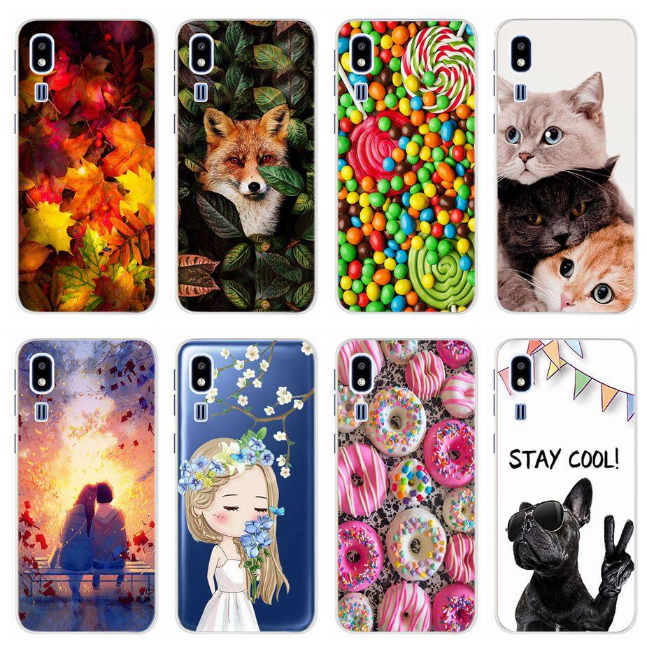 เคสห่อหุ้มสำหรับSamsung A2 Core Case SM-A260Fนุ่มSlimแฟชั่นน่ารักสำหรับ ...