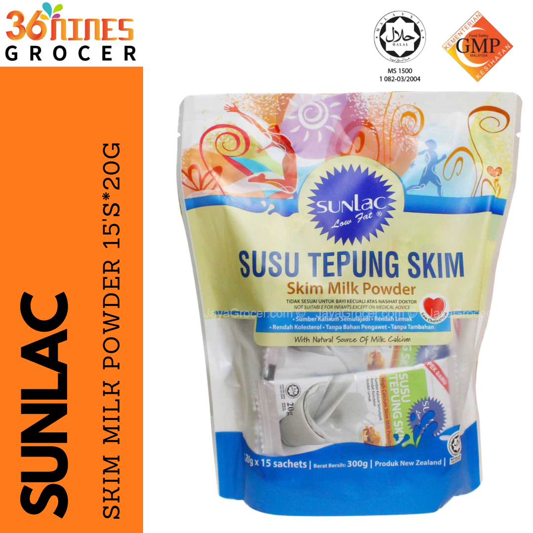 Sunlac Skim Milk Powder 15's*20g | Lazada