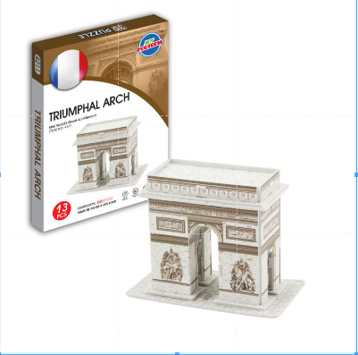 3D Puzzle Paper Building Tower Series/ DIY City Building/ Twin Tower ...