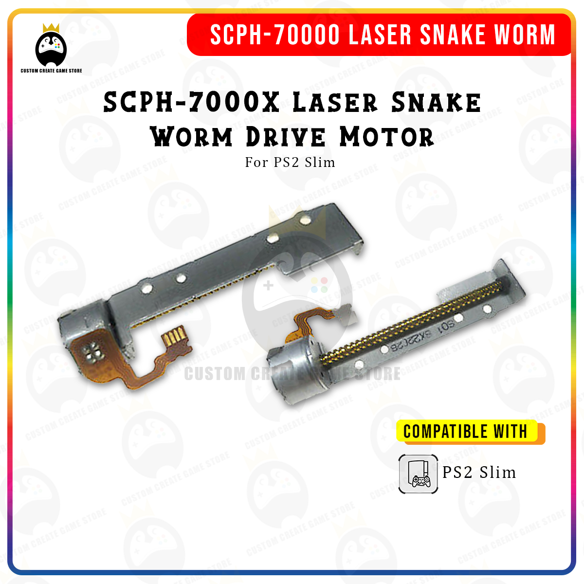 Sony Playstation PS2 Slim SCPH-70000 Laser Snake Worm Drive Motor ...