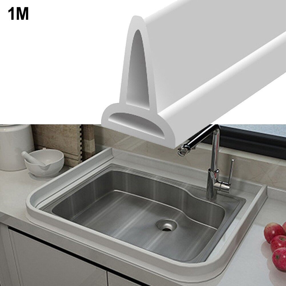 Water Retaining Strip Bathroom Shower Water Barrier Waterproof Sealing ...